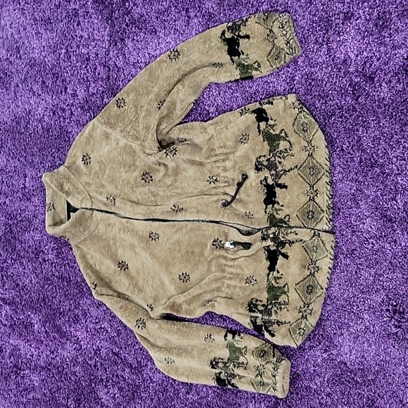 Jackets & Coats | Vintage State Line Tack Fleece Jacket Native American ...